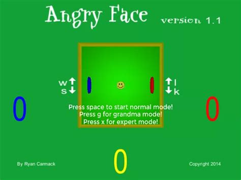 Angry Face 2014 Mobygames