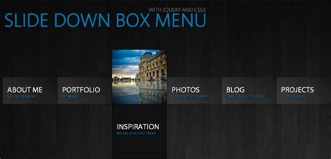 Free JQuery Menu Navigation And Tutorials