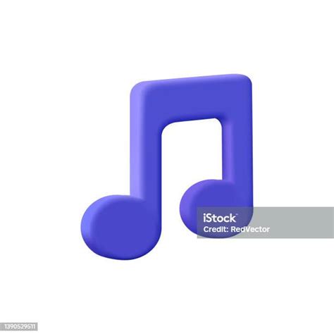 메모 기호 3d 아이콘입니다 멜로디의 음악 레드 톤 오디오 작곡 및 소나타 노래 축제의 장식 요소 3차원 형태에 대한 스톡 벡터 아트 및 기타 이미지 Istock