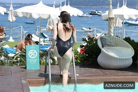 Clara Mcgregor Sexy Enjoys A Day In The Pool During Ischia Film Festival Aznude