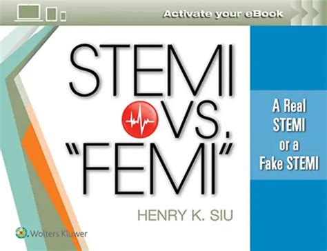Book Stemi Vs “femi” A Real Stemi Or A Fake Stemi Bisturi Livros
