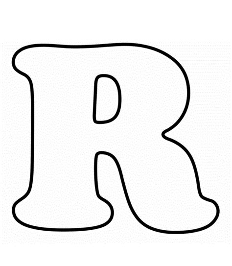 Molde Letra R Grande Para Imprimir Store 100 Th