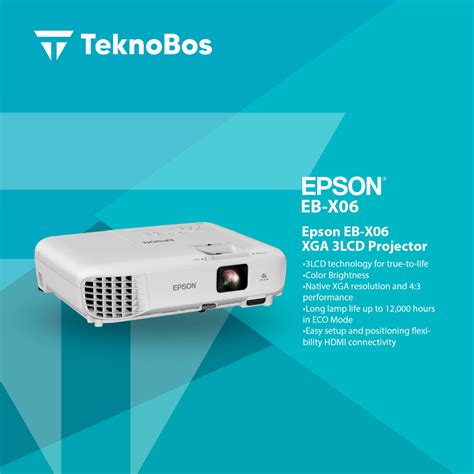 Jual Epson Projector Eb X06 Shopee Indonesia