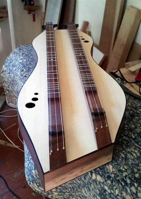 New Model A Combination Baritone And Standard Two Fretboard Dulcimer