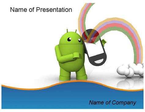 Android Ppt Template Powerpoint Slideshow View