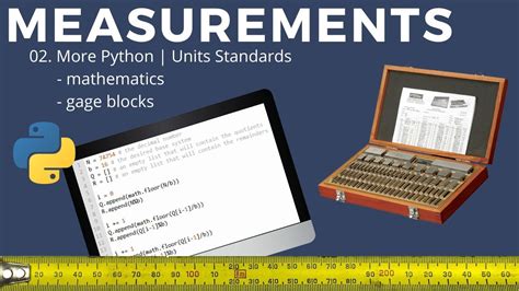 Unit Standards Python Number Systems Measurements 02 Youtube