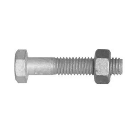 M10 X 200mm Hot Dip Galvanised Hex Head Bolts And Nuts — Decking Wood Qld