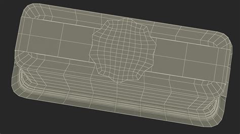 Disposable Cake Packaging Rectangular Gold 3d Model 19 3ds Blend