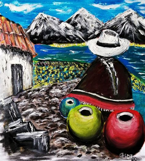 Chola Peruanaoleo Pintor Oleos Peruanos