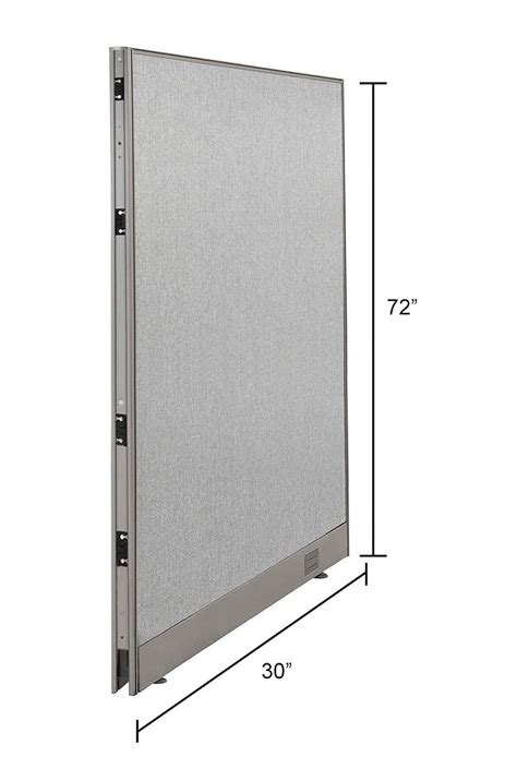 Gof Office Partition Full Fabric Panel Privacy Screen Large Room