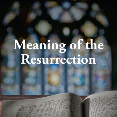 Meaning Of The Resurrection Easter Sermon And Testimonies Gospel In
