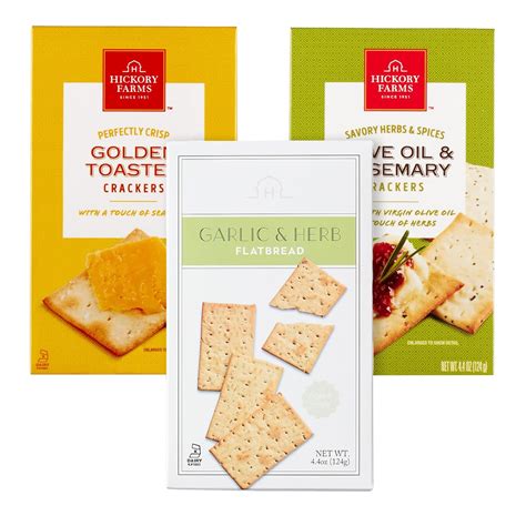 Hickory Farms Gourmet Cracker Variety 3 Pack