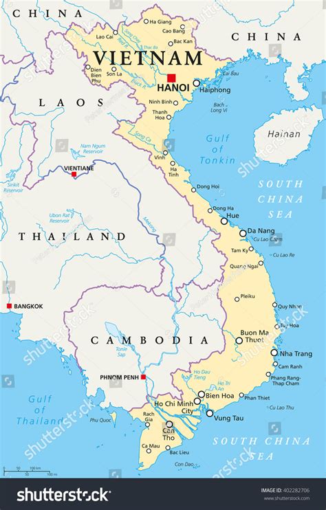 Vietnam Political Map