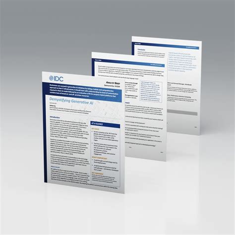 Idc Analyst Brief Demystifying Generative Ai Nvidia