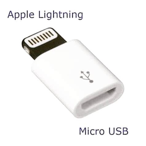 Jual Konektor Micro Usb To Lightning 8pin Iphone Adapter Converter