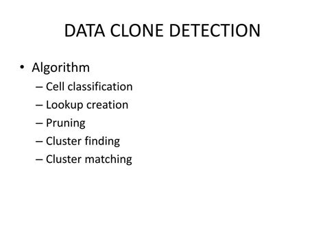 Ppt Spreadsheet Data Clone Detection And Visualization Powerpoint Presentation Id2831407