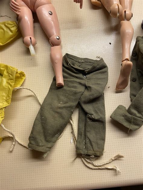 Action Man Vintage Figures Clothes And Weapons Job Lot Bundle Spares