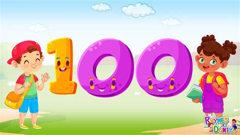 123 Numbers, Kids rhymes, One two three, 1 to 100 counting, learn to count, Numbers ...