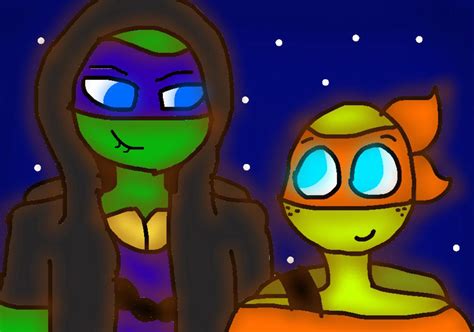Tmnt 2012 Sp Swiftangelo Swift X Mikey By Marialinehamato On Deviantart