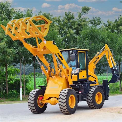 Mini Tractor Backhoe Loader Tractor With Front End Loader And Backhoe