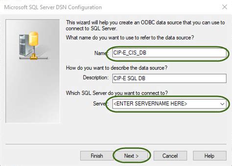 Manual Setup Of Client Odbc Data Source