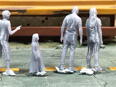 164 Escala Personas En Miniatura Resina Sin Pintar Etsy España