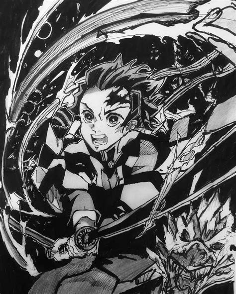 Tanjiro Demonslayer By Artdx95 On Deviantart