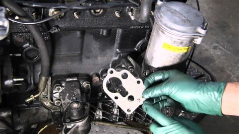 Diesel Engine Maintenance Tip 20 Oil Filter Housing Gasket Leak Youtube