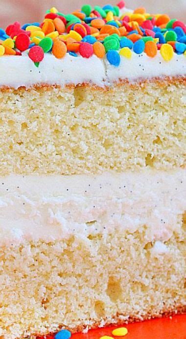 Vanilla Bean Cake With Vanilla Bean Buttercream Recipe Recipe