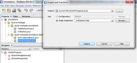 Inspired By Actual Events Applying IDE Inspections To Custom Java Annotations