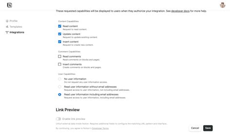 Build A Link Preview Integration