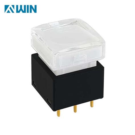 China Customized 15 15 Pcb Led Illuminated Push Button Suppliers