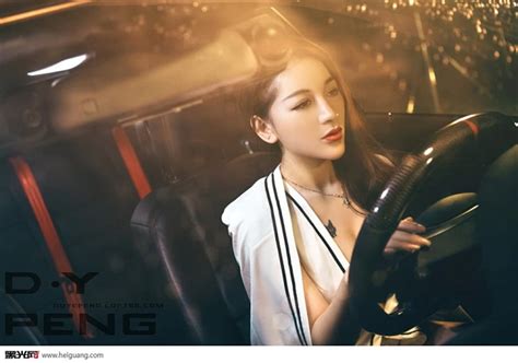 性感沈璐写真摄影黑光图库黑光网 花瓣网