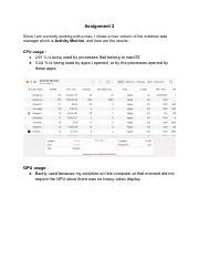 BTM 200 - Assignement 2 - Jules Basquin.pdf - Assignment 2 Since I am currently working with a ...