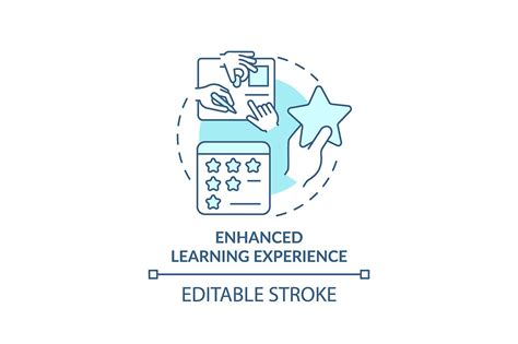 Enhanced Learning Experience Icon Outline Icons ~ Creative Market