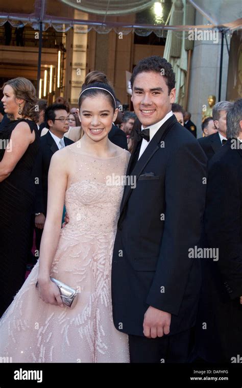 US Actress Hailee Steinfeld And Her Brother Griffin Arrive For The 83rd Academy Awards The