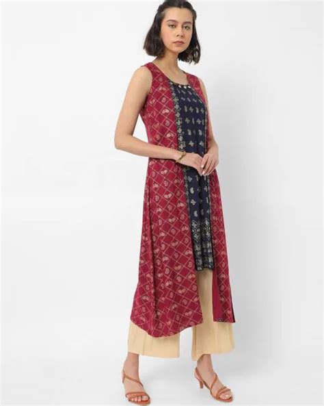 Buy Embellished Round Neck Tunic Online At Best Prices In India Jiomart