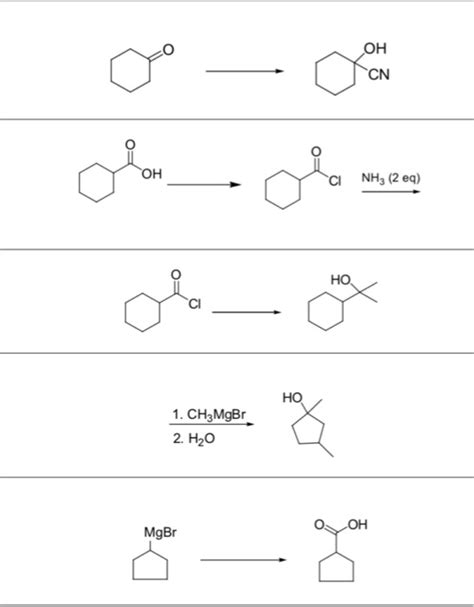 solved complete the following reactions by drawing the