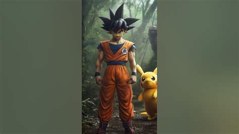 Ai Video Shorts😈enimi Goku Kerektar Vs Pikanchu Youtube