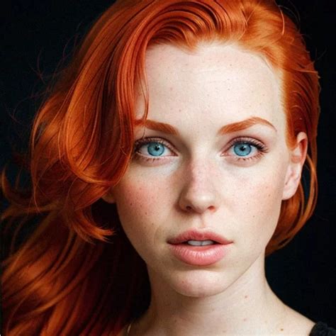 Ai Art Generator Redhead Bimbo