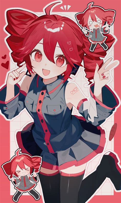 Kasane Teto Color Palette