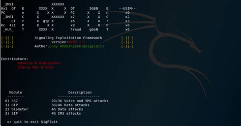 Sigploit Telecom Signaling Exploitation Framework Chikstech