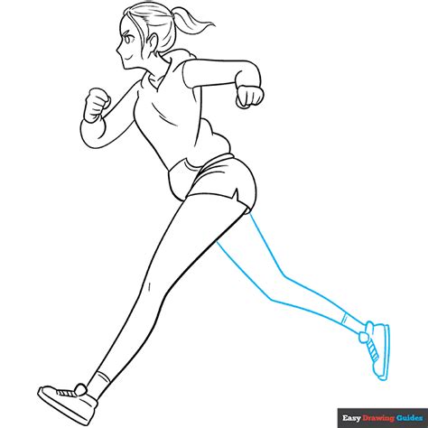 How To Draw A Girl Running At Milla Levi Blog