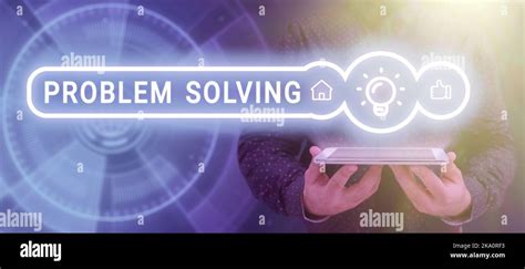 Text Caption Presenting Problem Solving Business Overview Having A Good Capability Of Finding A