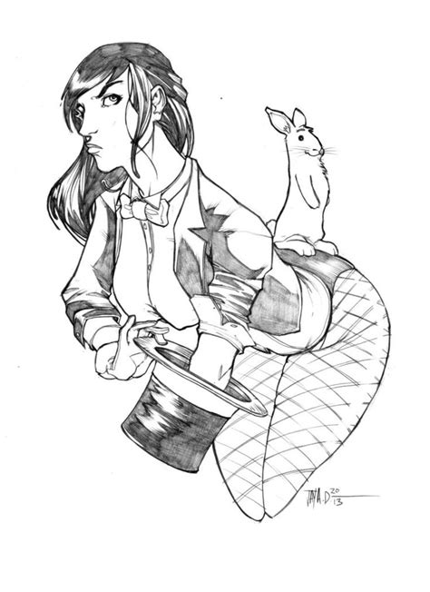 Zatanna And Bunny By Harpokrates Grayscale Image Deviantart Comic Art