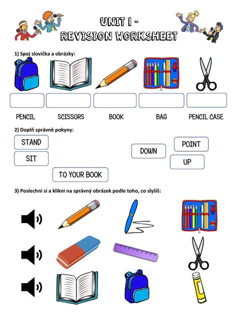 Classroom Objects Online Exercise For Primero De Primaria