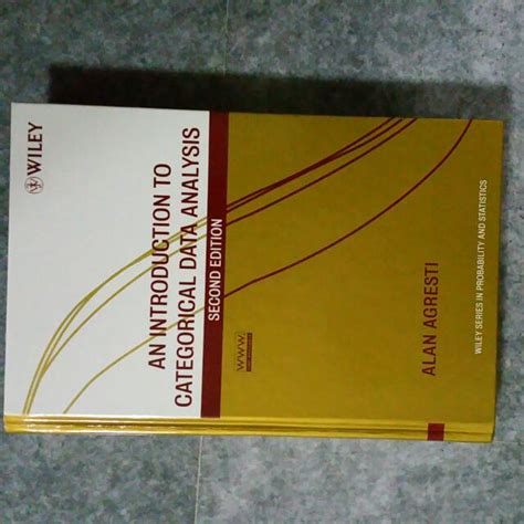 St3241 Categorical Data Analysis Textbook Hobbies And Toys Books