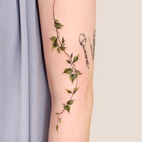 50 Flowing Vine Tattoos That Are Elegant Natural And Full Of Meaning