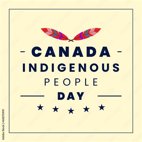 Canada Indigenous Peoples Day Holiday Concept Template For Background