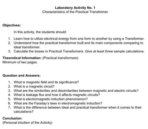 Solved Laboratory Activity No Characteristics Of The Chegg